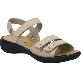 Sandale Josef Seibel "Ibiza 86, beige", Damen, Gr. 37, beige, Obermaterial: 100% Rindsleder Leather cow., Schuhe Sandale
