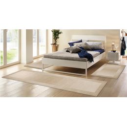 Bettumrandung Theko "Gabbeh Super, Handweb, Teppich, Bord&uuml;re, reine Wolle" Gr. 14, beige, H:9mm, Obermaterial: 100% Wolle, Bettumrandungen, Bettumrandung, Bettvorleger, Schlafzimmer, L&auml;ufer-Set
