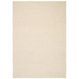 Wollteppich Theko "Janne, Berber Teppich, Wolle, meliert, handgearbeitet" Gr. 6, beige (natur), B:200cm H:20mm L:290cm, Wolle, Teppiche, Wollteppich, handgetuftet, Wohnzimmer, Schlafzimmer, Esszimmer