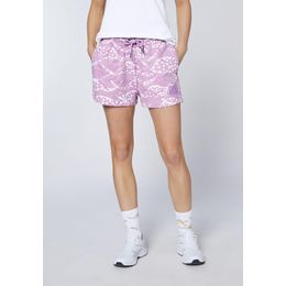 Shorts Chiemsee, Damen, Gr. L (40), Normalgr&ouml;&szlig;en, orchid, 80% Baumwolle, 20% Polyester, Hosen Shorts