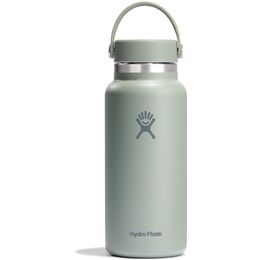 Trinkflasche Hydro Flask "32 OZ Wide Flex Cap", gr&uuml;n (agave), H:23,5cm, Edelstahl, Kunststoff, Trinkflaschen, Trinkflasche, TempShield️ doppelwandige Vakuumisolierung