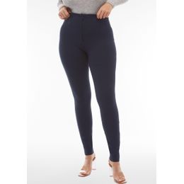Leggings Freddy "WRUP2 SUPERSKINNY", Damen, Gr. M (38), N-Gr, schwarzsapphir, Obermaterial: 81% Baumwolle, 19% Elasthan, unifarben, skinny fit lang, Hosen Leggings, mit Push-up Effekt