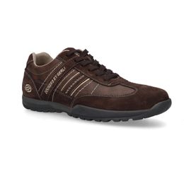 Schn&uuml;rschuh Dockers by Gerli, Damen, Gr. 47, dunkelbraun, Leder, Schuhe Schn&uuml;rschuh, Freizeitschuh, Halbschuh, Outdoorschuh mit Profilsohle