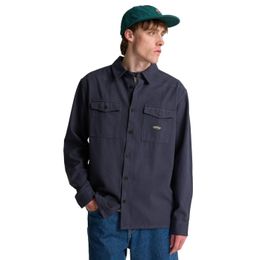 Langarmhemd Billabong "Since 73 Del Mar Flannel", Damen, Gr. L, US-Gr&ouml;&szlig;en, charcoal grau, Obermaterial: 100% Walkfrottier;, Hemden Langarmhemd
