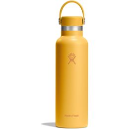 Trinkflasche Hydro Flask "21 OZ Standard Flex Cap", gelb (sunbeam), H:23,9cm, Edelstahl, Trinkflaschen, Trinkflasche, TempShield️ doppelwandige Vakuumisolierung