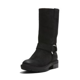 Stiefel Timberland "BRIMFIELD TALL PULL ON BOOT", Damen, Gr. 39, schwarz (schwarz suede), Leder, Schuhe Stiefel, Winterschuhe, Winterstiefel