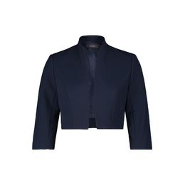 Jackenblazer Vera Mont "Blazer-Jacke ohne Verschluss", Damen, Gr. 40, blau (night sky), Obermaterial: 95% Polyester PES. 5% Elasthan EL., Blazer Jackenblazer