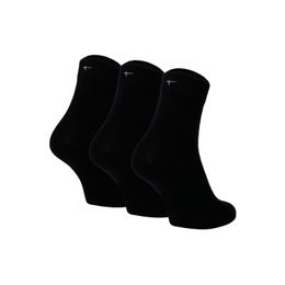 Kurzsocken Tamaris "Socken Comfort Cotton Socks 3-Pack 3er Pack", Damen, Gr. 35-38, schwarz, Obermaterial: 80% Baumwolle CO. 18% Polyamid PA. 2% Elasthan EL., Socken Kurzsocken