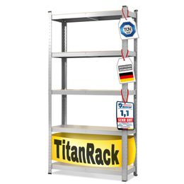 karatcommercial Schwerlastregal Grizzly Verzinkt H&ouml;he: 180 cm Breite: 90 cm