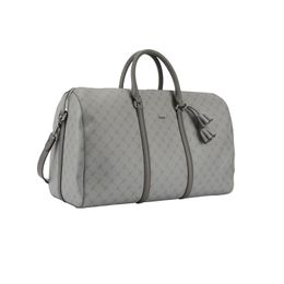 JOOP! Weekender JOOP "cortina 1.0 aurora weekender lhz", Damen, Gr. B/H/T: 50cm x 29cm x 22cm, frost grau, Lederimitat, Taschen Weekender, Reisetasche Sporttasche mit abnehmbaren Schulterriemen