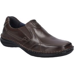 Slipper Josef Seibel "New Anvers 01, tabak", Damen, Gr. 41, braun (tabak), Obermaterial: 100% Rindsleder Leather cow., Schuhe Slipper