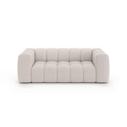 3-Sitzer HOMSY BY ANA JOHNSON "&raquo;L&laquo; BOUBELLE Design-Sofa, Bubble-Optik, Breite 217 cm", beige, B:217cm H:75cm T:100cm, 100% Polyester, Sofas, 3-Sitzer, hoher Sitzkomfort dank Wellenunterfederung, L Sitztiefe 63 cm