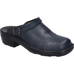 Clog Josef Seibel "Betsy, abisso", Damen, Gr. 38, grau (abisso), Obermaterial: 100% Rindsleder Leather cow., Schuhe Clog