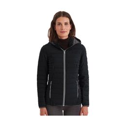 G.I.G.A. by Killtec Steppjacke "Ventoso WMN Quilted JCKT D", Damen, Gr. 46, schwarz, Oberstoff: 100% Polyester, Futter: 100% Polyamid, Wattierung: 100% Polyester, G.I.G.A. DX BY KILLTEC, Jacken Steppjacke, Leichte Jacke, wind- und wasserabweisend, mit abzippbarer Kapuze