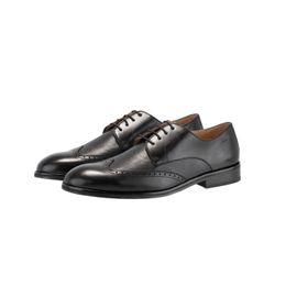 JOOP! Schn&uuml;rschuh JOOP "pero 1.0 kleitos brogue lace up yb4", Damen, Gr. 40, schwarz, Rindsleder, Schuhe Schn&uuml;rschuh