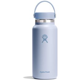 Trinkflasche Hydro Flask "32 OZ Wide Flex Cap", blau (surf), H:23,5cm, Edelstahl, Kunststoff, Trinkflaschen, Trinkflasche, TempShield️ doppelwandige Vakuumisolierung