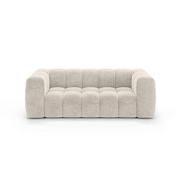 3-Sitzer HOMSY BY ANA JOHNSON "&raquo;L&laquo; BOUBELLE Design-Sofa, Bubble-Optik, Breite 217 cm", beige, B:217cm H:75cm T:100cm, 100% Polyester, Sofas, 3-Sitzer, hoher Sitzkomfort dank Wellenunterfederung, L Sitztiefe 63 cm