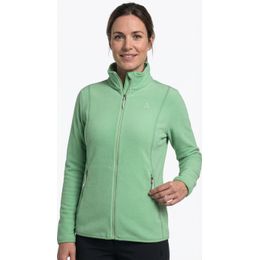 Sch&ouml;ffel Fleecejacke SCH&Ouml;FFEL "Fleece Jk Style Ash WMS", Damen, Gr. 36, sprint crisp, Fleece, Obermaterial: 100% Polyester, hoch geschlossener Ausschnitt, eingesetzt eingefasste Kante, Jacken Fleecejacke, sportlicher Stil mit Logostickerei, w&auml;rmendes Material