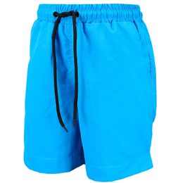 Badehose AQUARTI "Badehose Jungen Badeshorts mit Taschen Schnelltrocknend", Jungen, Gr. 134, N-Gr, blau (t&uuml;rkis), Obermaterial: 100% Polyester PES., Badehosen Badehose