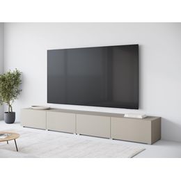 Lowboard OTTO HOME "Denver Erlebe die Weltmeisterschaft im XXL-Format", kaschmir, B:300cm H:39,9cm T:49cm, FSC-zertifizierter Holzwerkstoff, Sideboards, Lowboard, Elegantes TV-M&ouml;bel 300 cm, speziell f&uuml;r bis zu 98-Zoll Fernseher