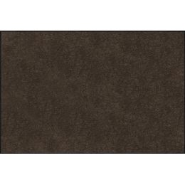 Teppich "und L&auml;ufer Espresso Brown", braun, B:120cm H:9mm L:180cm, Obermaterial: 100% Polyamid, wash+dry by Kleen-Tex, Teppiche, Teppich