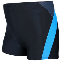 Badehose AQUARTI "Badehose Jungen Badehose Gestreift mit Motiven", Jungen, Gr. 158, N-Gr, blau (020 schwarz, graphit, blau), Obermaterial: 80% Polyester PES. 20% Elasthan EL., Badehosen Badehose