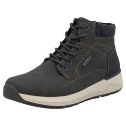 Winterboots Rieker, Herren, Gr. 42, dunkelgrau, schwarz, Lederimitat, Textil, Schuhe Winterboots, Schn&uuml;rboots, Stiefelette mit wasserabweisender RiekerTEX-Membran