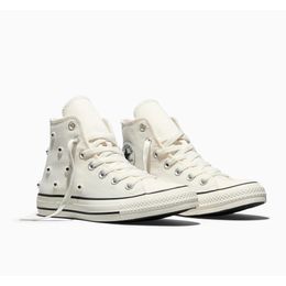 Sneaker Converse "CHUCK TAYLOR ALL STAR BEADS", Damen, Gr. 42,5, egret, schwarz, egret, Textil, Schuhe Sneaker