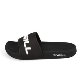 O`Neill Sandale O'NEILL "LOGO SLIDER MEN", Herren, Gr. 40, schwarz, Synthetik, Schuhe Sandale
