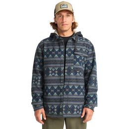 Langarmhemd Billabong "Furnace Bonded Flannel", Herren, Gr. S, US-Gr&ouml;&szlig;en, schwarz navy, Obermaterial: 50% Walkfrottier, 50% recyceltem Microfaser;, Hemden Langarmhemd