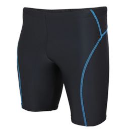 Badehose AQUARTI "Badehose Aquarti Herren Badehose Knielang Schwimmhose Jammer", Gr. XL, N-Gr, blau (schwarz, blau), Obermaterial: 80% Polyamid PA. 20% Elasthan EL., Badehosen Badehose