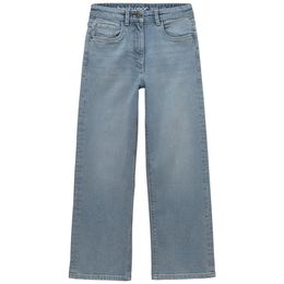 Yigga M&auml;dchen Wide-Leg-Jeans mit verstellbarem Bund