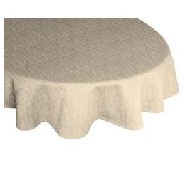 Tischdecke ADAM "Little Parrot" Gr. 1, braun (hellbraun), B:145cm L:220cm, Bio-Baumwolle, Tischdecken, Tischdecke, aus 100% Bio-Baumwolle