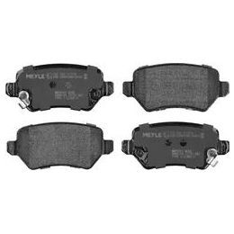 Meyle Bremsbelagsatz, Scheibenbremse Meyle-ORIGINAL Quality 025 234 1715/W hinten rechts links f&uuml;r KIA GENERAL MOTORS VAUXHALL OPEL CHEVROLET 9316914