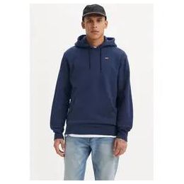 Levi's Kapuzensweatshirt LEVI'S "NEW ORIGINAL HOODIE", Herren, Gr. XL, blau (navy), Sweatware, Obermaterial: 100% Baumwolle, normal h&uuml;ftbedeckend, Rundhals, eingesetzt Rippb&uuml;ndchen, Sweatshirts, mit kleinem Batwing-Logo