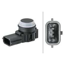 Hella Sensor, Einparkhilfe 6PX 358 141-761 gesteckt f&uuml;r RENAULT DACIA ALPINE 253A44101R 0263023998 284389618R