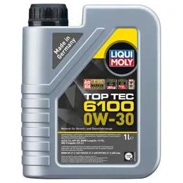 Liqui Moly Top Tec 6100 0W-30 [1 L] 20770 Motor&ouml;l f&uuml;r MITSUBISHI TOYOTA HYUNDAI LEXUS BMW SUBARU KIA PEUGEOT CITROEN ROLLS-ROYCE HONDA SUZUKI MINI