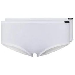 Panty Skiny "Cotton Advantage", Damen, Gr. 40, wei&szlig;, Obermaterial: 96% Baumwolle, 4% Elasthan, unifarben, bequem, Unterhosen Panty, bequem, flaches Gummi, h&uuml;fthoch, Baumwollmix