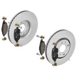 ATE Bremsensatz-Vorderachse IJF141B655 Bremsensatz, Scheibenbremse vorne rechts links bel&uuml;ftet 283mm f&uuml;r PEUGEOT CITRO&Euml;N VAUXHALL OPEL 1611140780 1611