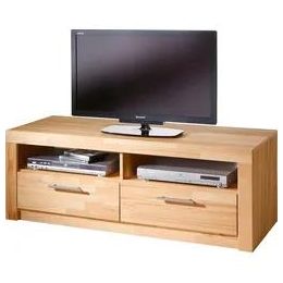 Lowboard VOGL M&Ouml;BELFABRIK "Toronto", beige (kernbuche teilmassiv), B:125,5cm H:46,4cm T:52cm, Sideboards, Lowboard