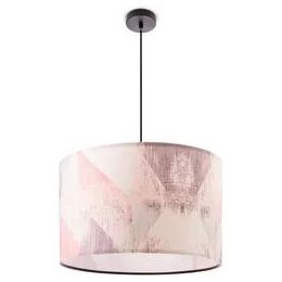 Paco Home Pendelleuchte "Mero 102", schwarz, 1, &Oslash; 45,5cm H: 27cm, Leuchten, Deckenlampe Wohnzimmer Schlafzimmer H&auml;ngelampe Pastell Vintage E27, Pendelleuchte