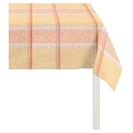 Tischdecke Apelt "6106 SPRINGTIME, Paisley, Fr&uuml;hjahrsdeko, Fr&uuml;hling" Gr. 1, bunt (orange, bunt), B:48cm L:135cm, Polyester, Tischdecken, Tischdecke