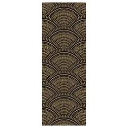 Vinyltapete queence "Esther", gold, B:0,9m L:2,5m, Vinyl, Tapeten, 90x250cm, selbstklebend, kinderleichte Anbringung,, Sticker