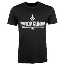 T-Shirt Top Gun "PP201011", Herren, Gr. 54XL, schwarz, Obermaterial: 100% Baumwolle, Shirts T-Shirt