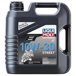 Liqui Moly Motorbike 4T 10W-30 Street [4 L] 1688 Motor&ouml;l f&uuml;r YAMAHA MOTORCYCLES BMW HONDA DUCATI KAWASAKI SUZUKI MZ KYMCO MBK HYOSUNG DAELIM MOTO GUZZ