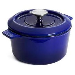 Kochtopf Woll "Iron", blau, H:11cm &Oslash;:20cm, T&ouml;pfe, Kochtopf, &Oslash; 20 cm, Induktion