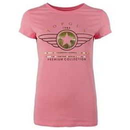 T-Shirt Top Gun "TG20193050", Damen, Gr. 56 (XXL), rosa (rose), Obermaterial: 100% Baumwolle, Shirts T-Shirt