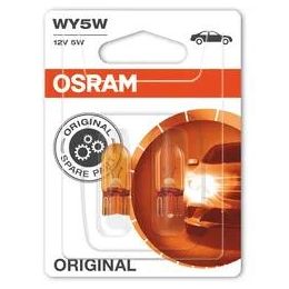 Osram Original WY5W 12V Doppelblister 2827NA-2BL Gl&uuml;hlampe, R&uuml;ckfahrleuchte,Gl&uuml;hlampe, Positions-/Begrenzungsleuchte,Gl&uuml;hlampe, Bremsleuchte,Gl&uuml;hlampe