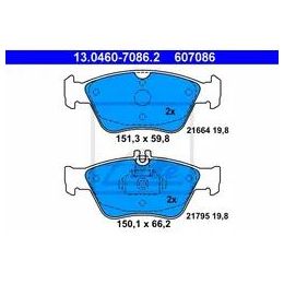 ATE Bremsensatz-Hinterachse SG00000CV9 Bremsensatz, Scheibenbremse vorne hinten rechts links bel&uuml;ftet 278mm f&uuml;r MERCEDES-BENZ CHRYSLER A2034230112 124
