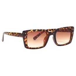 Sonnenbrille "Lissabon", Damen, braun, Collezione Alessandro, unifarben, Sonnenbrillen Sonnenbrille, mit schwarzen Linsen